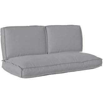 vidaXL Pallet Kissen Set 3 pcs Grau 120 x 60 x 12 cm Oxford Stoff vidaXL