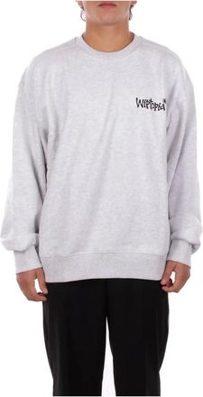 Carhartt Work in Progress Homme, Sweatshirts et sweats à capuche, Gris, Taille: L Logo Front SweaT-shirt