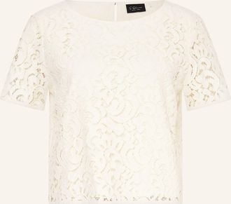 s.Oliver Black Label S.Oliver Black Label Blusenshirt Aus Spitze weiss