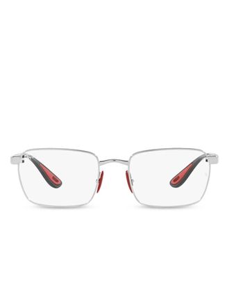 Ray-Ban lunettes de vue à monture carrée - Argent