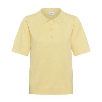 Saint Tropez Maille ras du cou - Femme - Pulls - Jaune - Taille: 40 FR