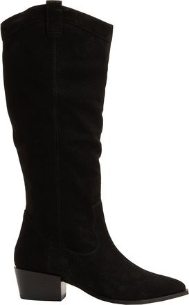 8 by YOOX SPLIT LEATHER WESTERN HIGH BOOT