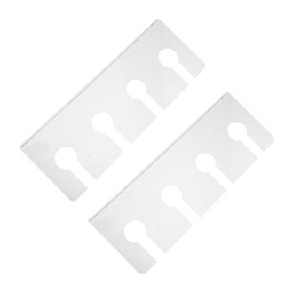 Cabilock 2 Stück Transparenter Acryl weinglashalter Unterbau und Wandmontage Platzsparendes Design Robust und Vielseitig für Küche Bar und Restaurant Einfache 