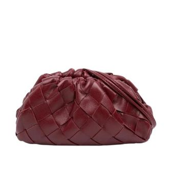 Bottega Veneta Pre-owned Leather Pouch - - Pre-owned - Damen - Rot - ONE SIZE