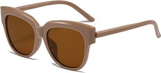 Generic Lunettes de soleil rétro oeil de chat 2025 pour hommes et femmes, lunettes de soleil dextérieur ombrage plage (couleur : F, taille : moyenne), E, Tail