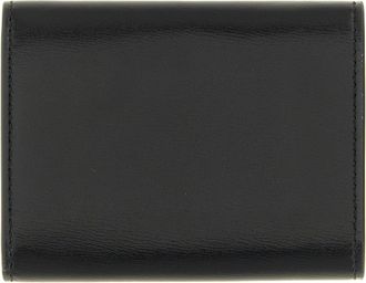 Jil Sander Nappa Leather Tri-Fold Wallet - Black