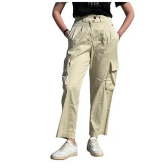 Aeronautica Femme, Pantalons, Beige, Taille: 40 FR Pantalon Cargo