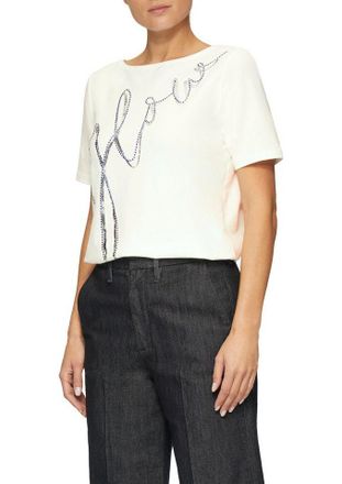 s.Oliver Black Label T-Shirt mit Schriftzug