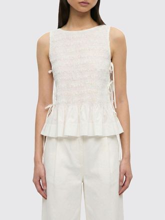 Ganni Top GANNI Damen Farbe Wei&szlig;