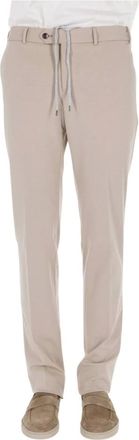 Pantaloni Torino Homme, Pantalons, Beige, Taille: XL Pantalone in summer jersery Slim jogger fit