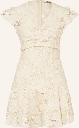 Sandro Sandro Kleid Aus Lochspitze Mit Schmucksteinbesatz weiss