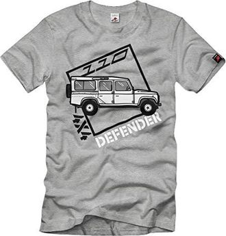Copytec Defender 110 County Station-Wagon 4x4 4x4 T-shirt Crew 36742 - Gris - X-Large