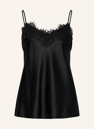 Mrs & Hugs Mrs & Hugs Seidentop Und Mit Lochspitze schwarz