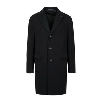 Tagliatore Homme, Manteaux, Noir, Taille: S Clift Coat