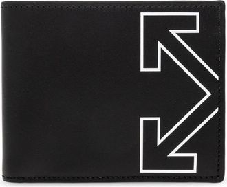 Off-white Portefeuille en cuir - Homme - Accessoires - Noir - Taille: ONE Size
