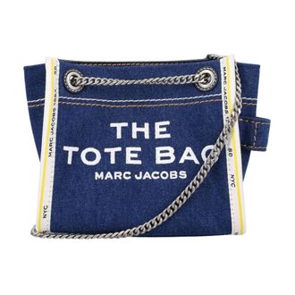 Marc Jacobs Femme, Sacs, Bleu, Taille: ONE Size Tote Bag Denim Chain Strap