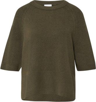 Comma Kurzarmpullover Strickpullover Feinstrickpullover mit Halbarm