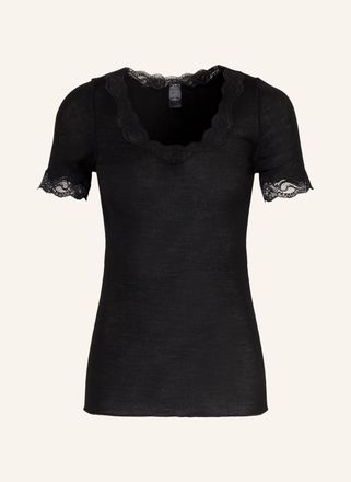CALIDA Calida Schlafshirt Richesse Lace Mit Seide schwarz
