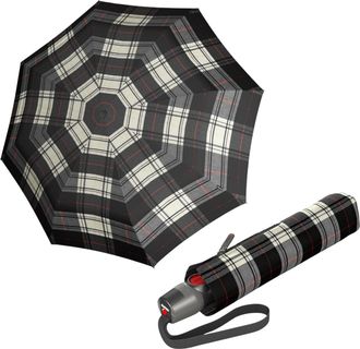 Knirps T.200 Medium Duomatic Check Black & White