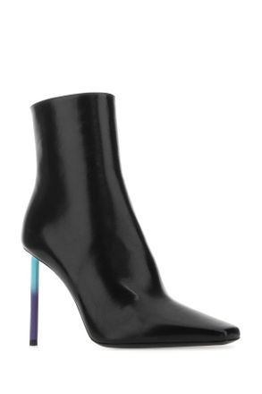 Off-white Womens Black Nappa Leather Allen Ankle Boots 1045 Stivali