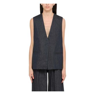 Amiri Femme, Vestes, Bleu, Taille: 36 FR Denim Vest
