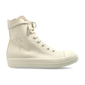 Rick Owens Homme, Chaussures, Beige, Taille: 42 EU Chaussures de sport avec fermeture &eacute;clair