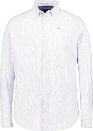 N.Z.A. Herren Hemden blau Baumwoll-Stretch