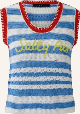 Oui Pullunder blau