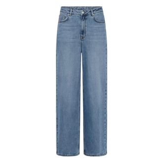 MY ESSENTIAL WARDROBE MWJessie 174 Low-Crotch X-Wide Jeans - - Jeans - Damen - Blau - W30 L31
