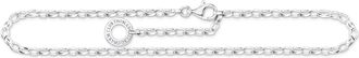 Thomas Sabo Thomas Sabo Damen Charm-Fußkette Classic Charm Club 925 Sterling Silber X0034-001-12