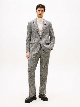 Tommy Hilfiger Pantalon motif pied-de-poule en laine mélangée