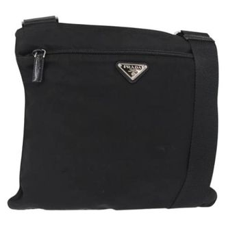 Prada Sac bandouli&egrave;re vintage en nylon Pre-owned - Femme - Pre-owned - Noir - Taille: ONE Size