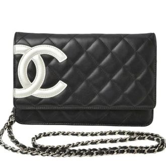 Chanel Pre-owned Cuir sacs-chanel - Femme - Pre-owned - Noir - Taille: ONE Size