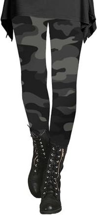 Generic Legging de course pour femme - Taille haute - Camouflage - Pantalon de yoga - Pantalon de yoga - Pantalon de survêtement épais - Pantalon de détente -