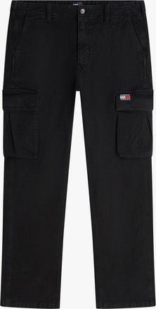 Tommy Hilfiger Pantalon cargo droit en coton m&eacute;lang&eacute;