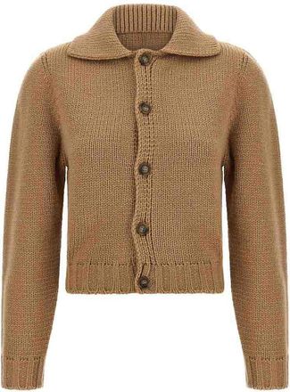 Maison Margiela Pull Col Rond - Beige