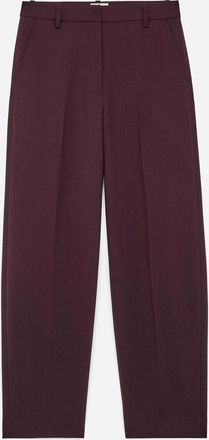 Arket Hose Mit B&uuml;gelfalten -Rot