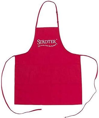 Städter Backschürze, Polyester, Rot, 68 x 80 cm