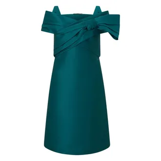 Alberta Ferretti Femme, Robes, Bleu, Taille: 42 FR Robe &eacute;l&eacute;gante bleu fonc&eacute; &agrave; bretelles crois&eacute;es
