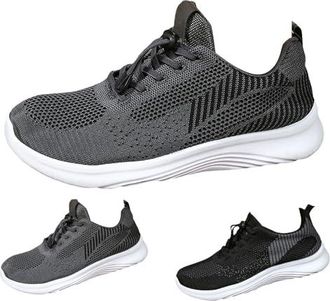 Generic Baskets décontractées pour homme en maille respirante - Chaussures de sport confortables pour la marche, la course à pied - Semelle souple antidérapan