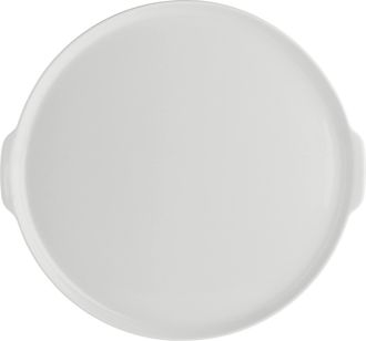 La Porcellana Bianca la Porcellana Arezzo Tortenplatte cm 34,5 W/Griffe, wei&szlig;