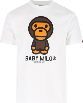 A Bathing Ape T-Shirt Logo Baby Milo