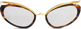 Schiaparelli Keyhole sunglasses - Braun
