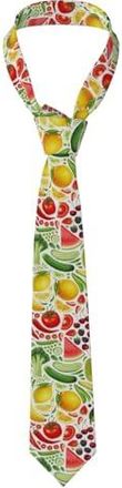 Generic Cravate Pour Hommes Fruits Et L&eacute;gumes Classique Necktie Tendance Cravate Pour Homme Pour Remise De Dipl&ocirc;me L&Eacute;cole Travail