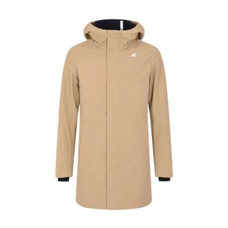 K-Way Single-Breasted Manteaux - Homme - Manteaux - Beige - Taille: M