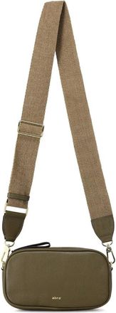 Abro Femme, Sacs, Vert, Taille: ONE Size Élégant Sac Bandoulière en Cuir Tina