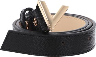 Valentino Damen Divina Gürtel, Nero/ORO, Small
