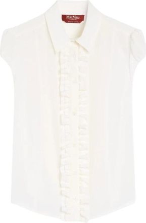 Max Mara Femme, Blouses et Chemises, Beige, Taille: 42 FR Skipper Blouse