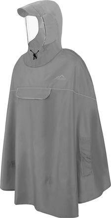 Normani Wasserdicher Fahrrad-Regenponcho Regencape für Damen und Herren - Kapuze mit Sichtfenster - Wassersäule: 12.000 mm - 3M Scotchlite Reflektor und YKK-R
