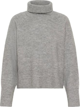 Kaffe Femme, Pulls, Gris, Taille: 46 FR Col roul&eacute;s